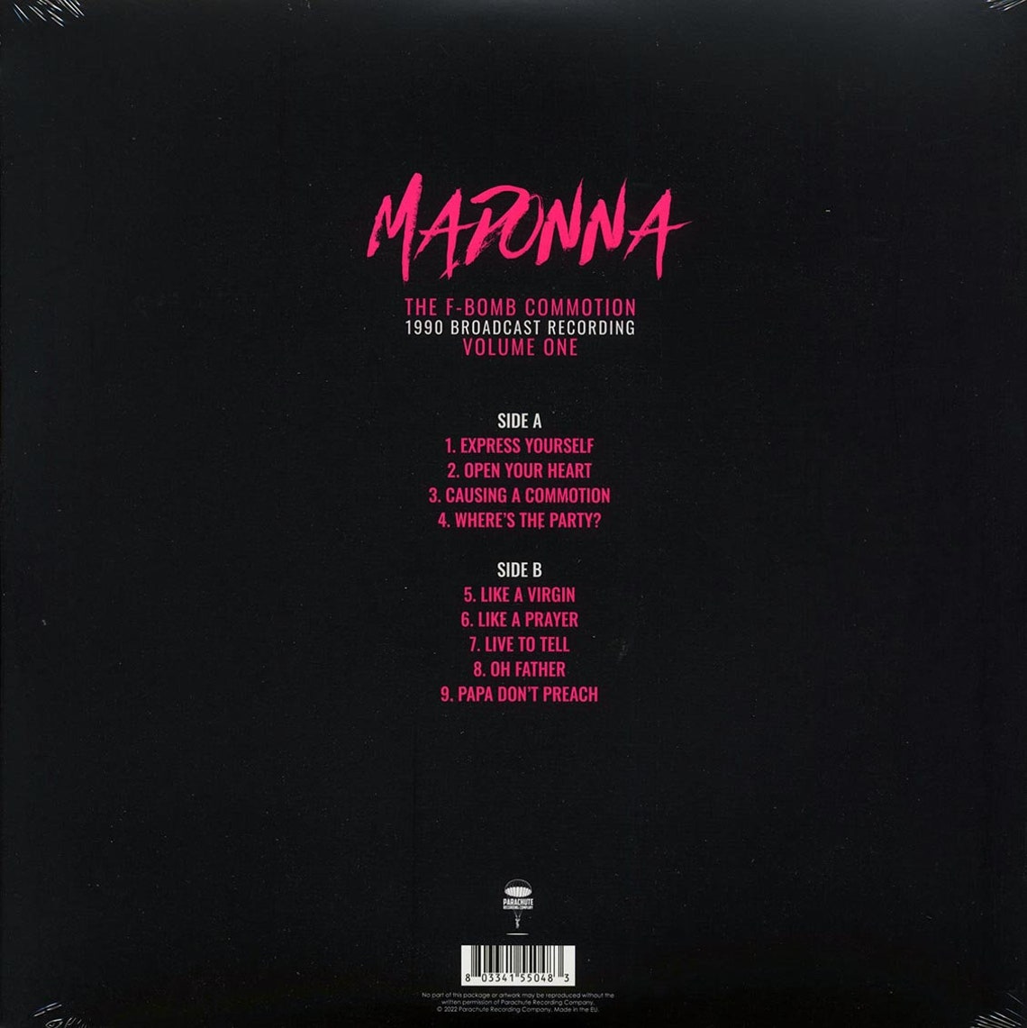Madonna - the F-bomb Commotion Volume 1 / LP Vinyl (parachute) / Pop ...