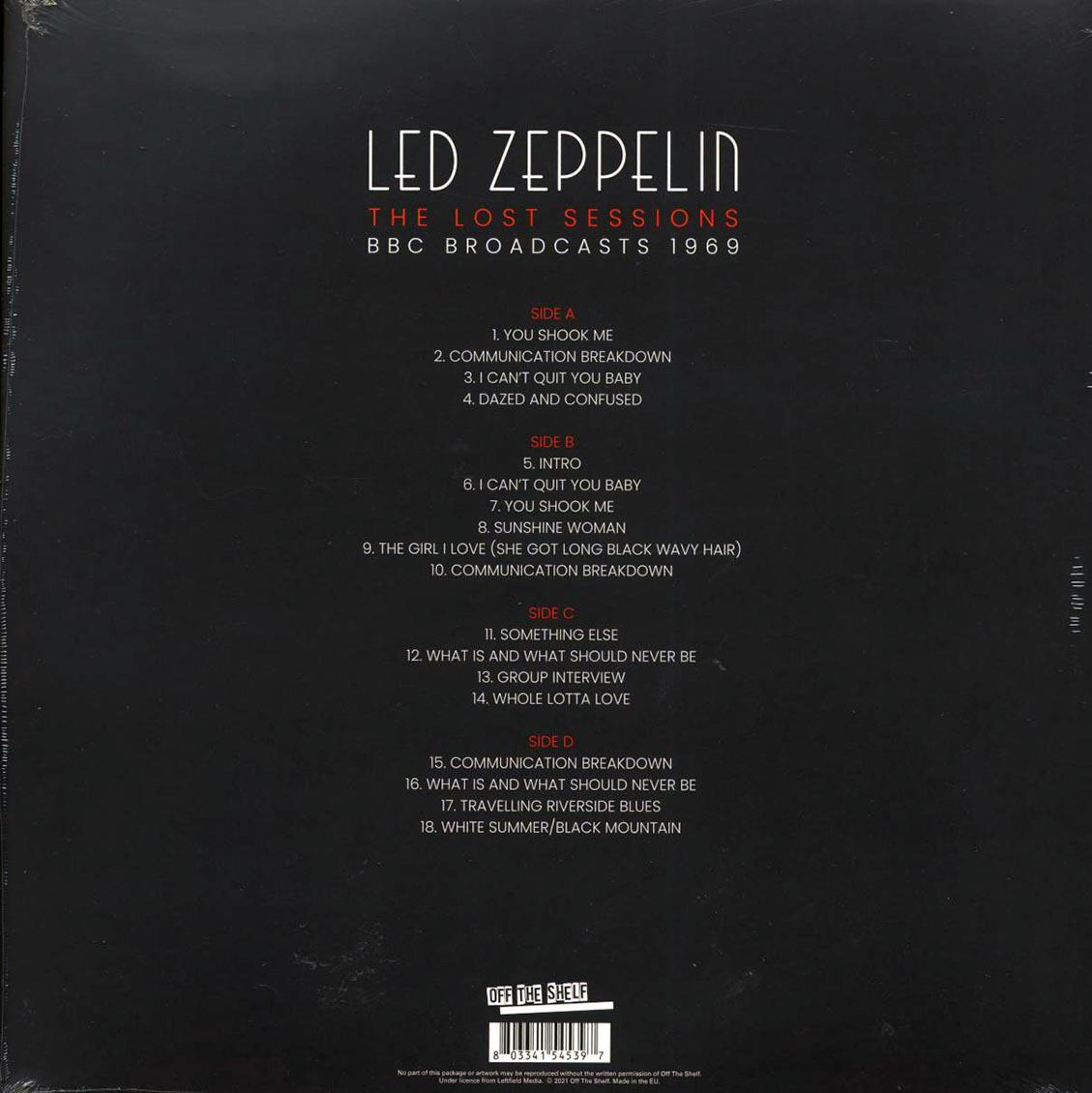 Led Zeppelin - the Lost Sessions: BBC Broadcasts 1969 (2xlp) / LP Vinyl ...