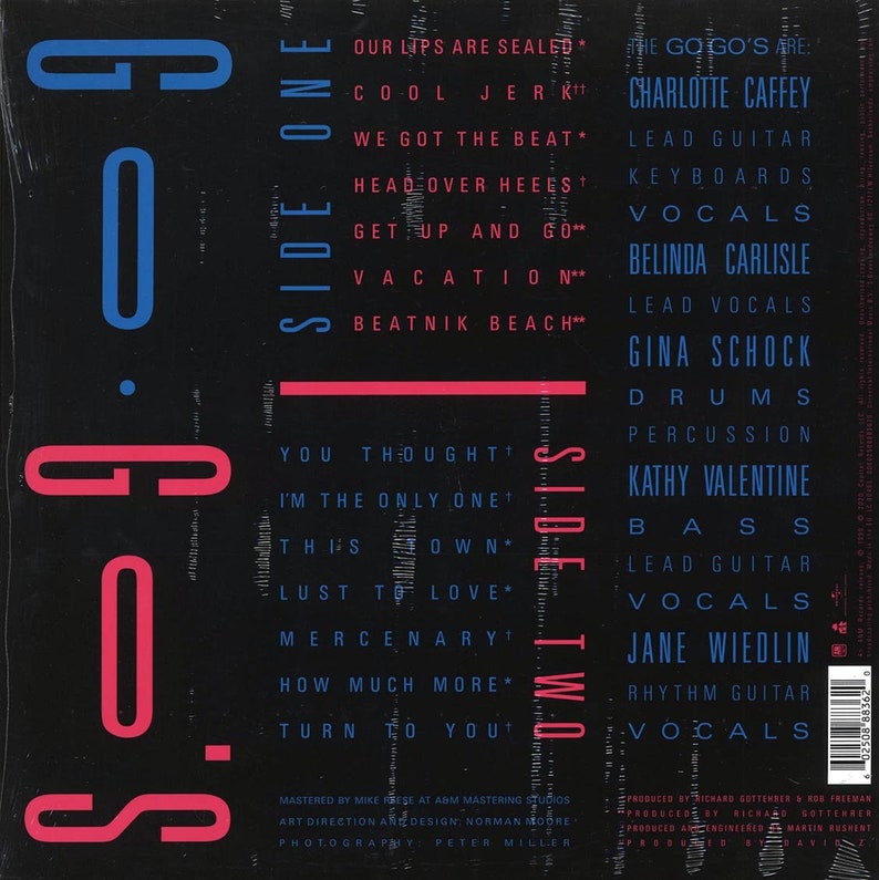 The Go-go's - Greatest / LP 180-gram Vinyl (a&m/irs/universal) / Rock ...