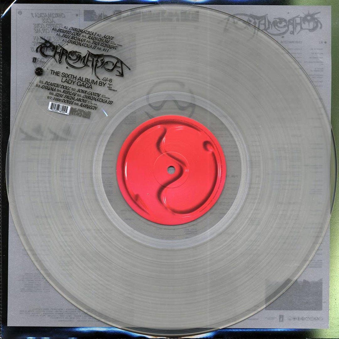 Lady Gaga - Chromatica (clear Vinyl) / LP Vinyl (interscope) Electronic/dance Pop/euro-pop - Etsy