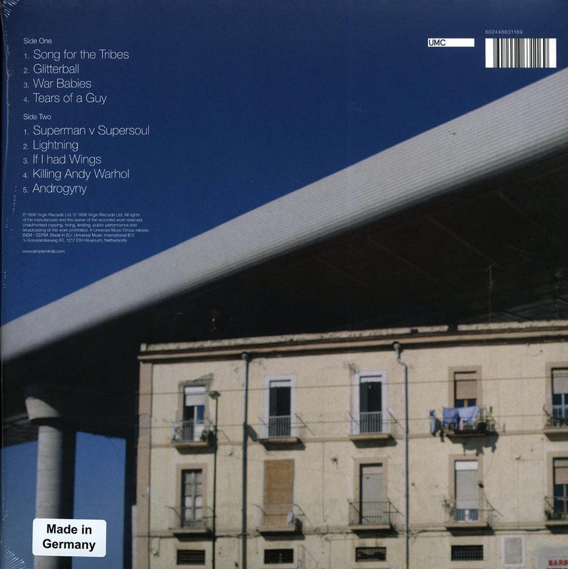 Simple Minds Neapolis 25th Anniv. Ed. RSD 2023 ltd. Ed. 180g green ...