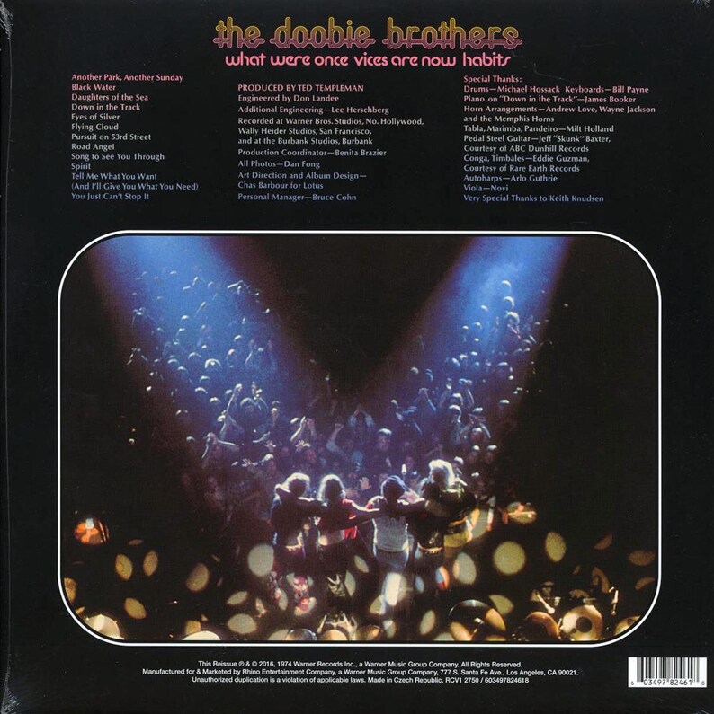 The Doobie Brothers - What Were Once Vices Are Now Habits (50th Anniv. Ed.) (clear Vinyl ...