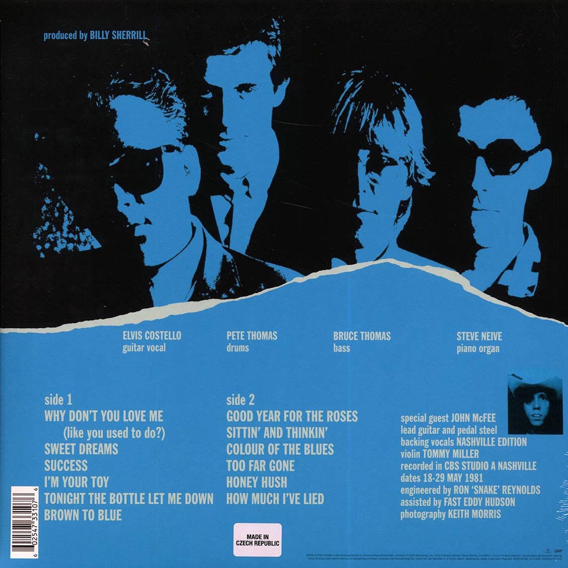Elvis Costello & the Attractions - Almost Blue / LP 180g Vinyl (ume ...