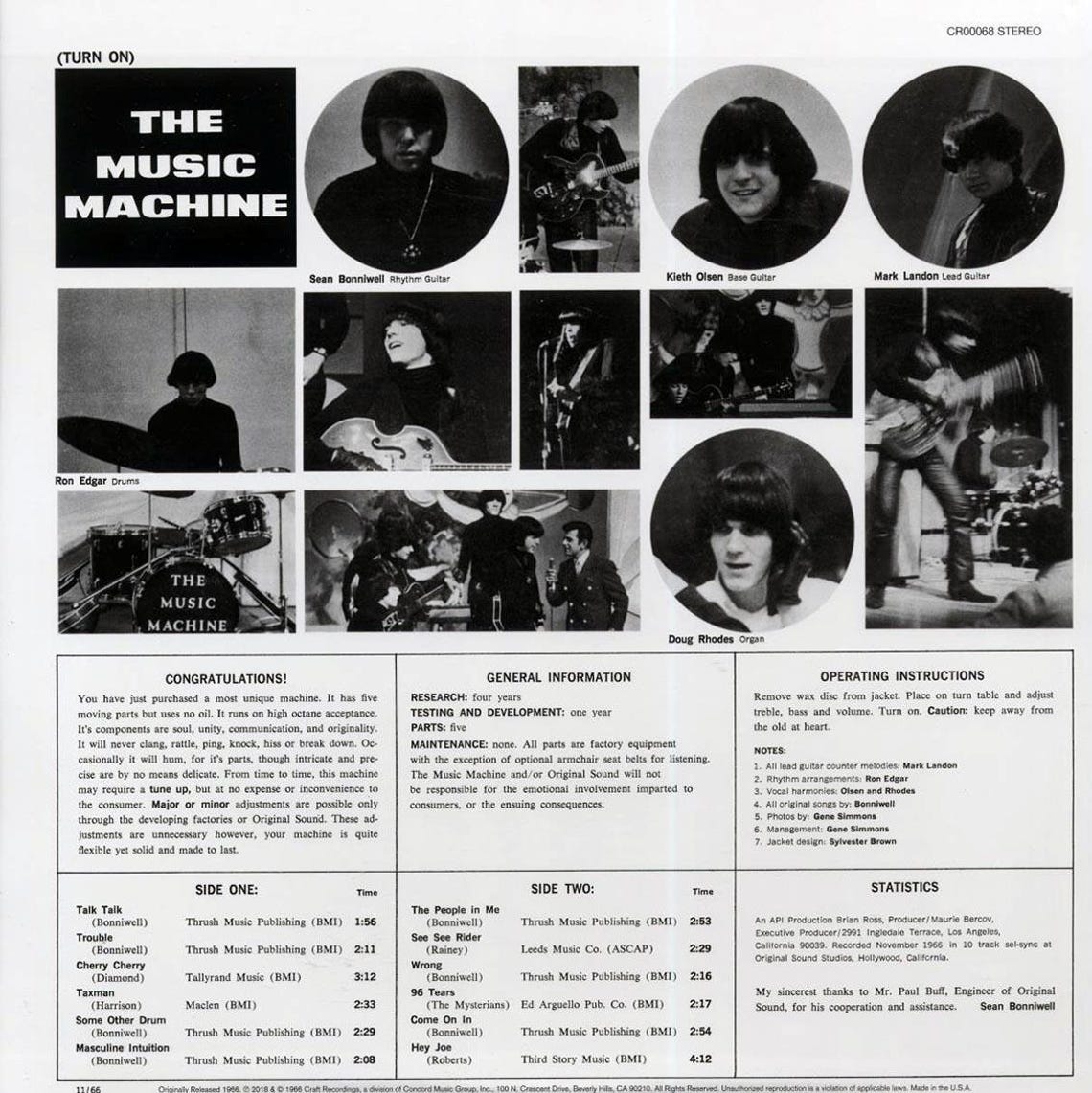 The Music Machine Ft, Talk Talk - Turn on the Music Machine (stereo ...