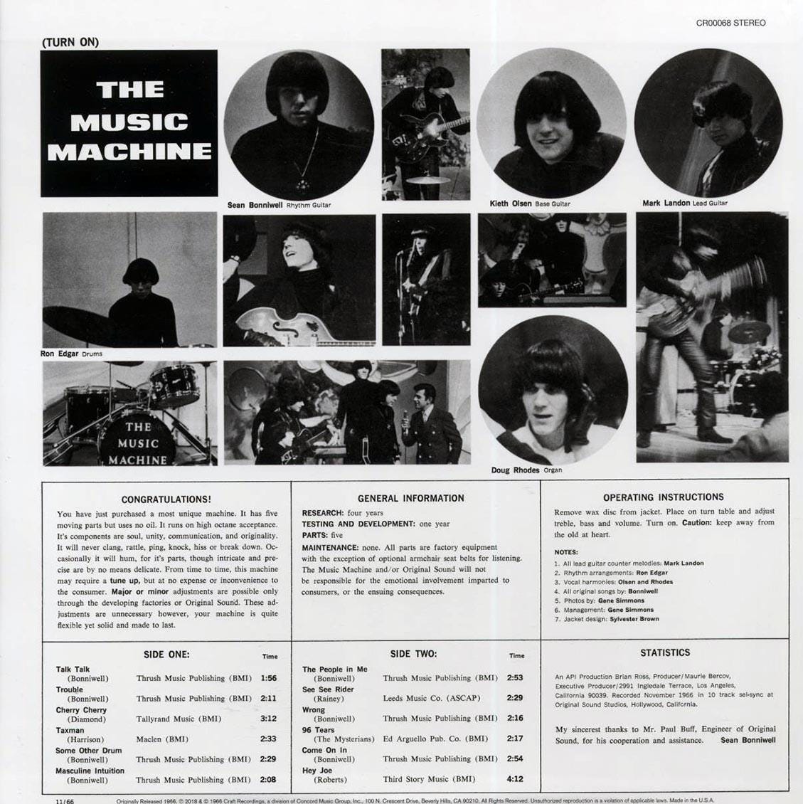 The Music Machine Ft, Talk Talk - Turn on the Music Machine (stereo ...