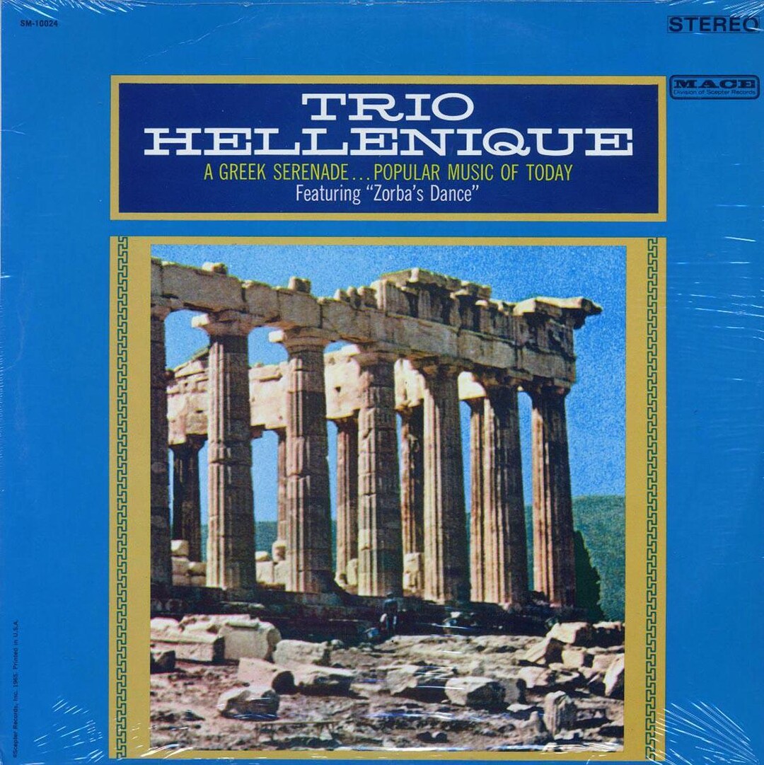Trio Hellenique - A Greek Serenade, Popular Music of Today Featuring ...