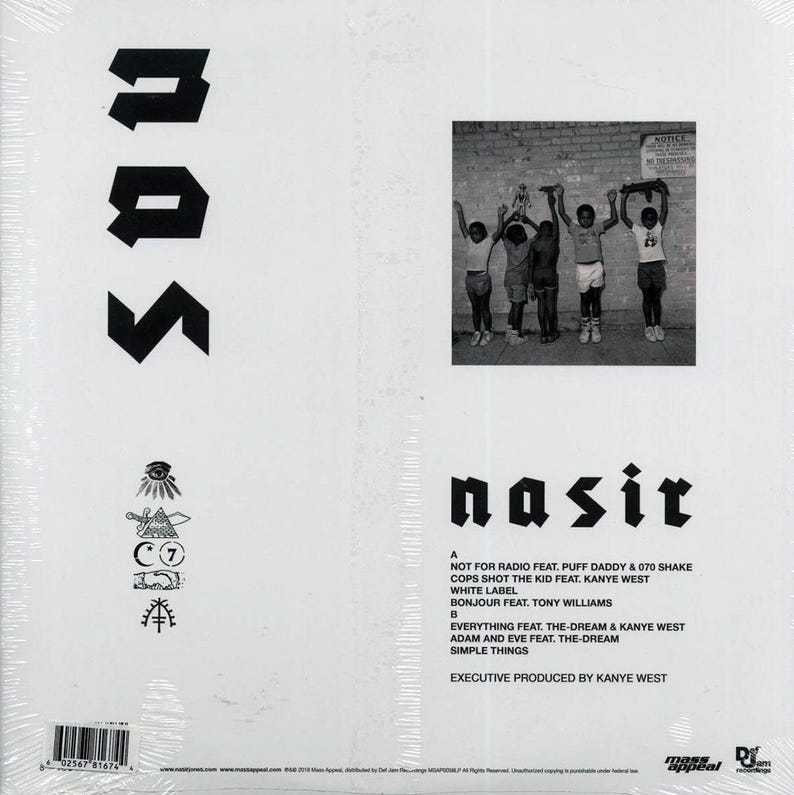 Nas - Nasir / LP Vinyl (mass Appeal/def Jam) Hip Hop - Etsy