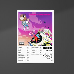 Kanye West Graduation Album Cover Poster Print - Etsy
