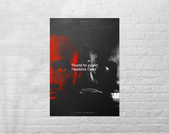 UFC Leon Edwards P4p Headshot Mma Tiff Art Rocky the Art of Mma Usman ...