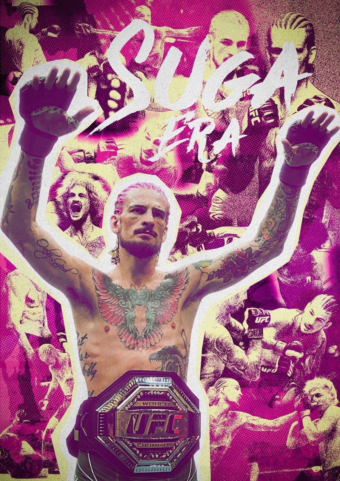 Suga Sean O'malley UFC Poster Print - Etsy