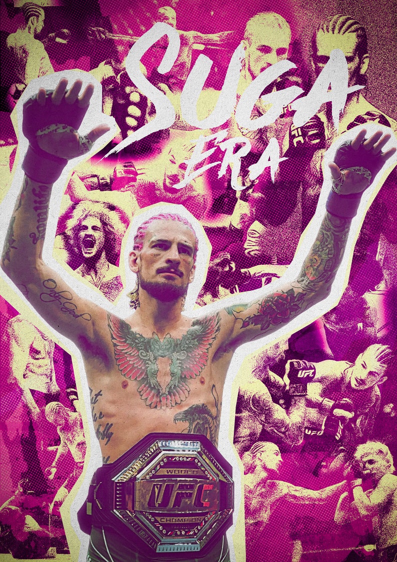 Suga Sean O'malley UFC Poster Print - Etsy