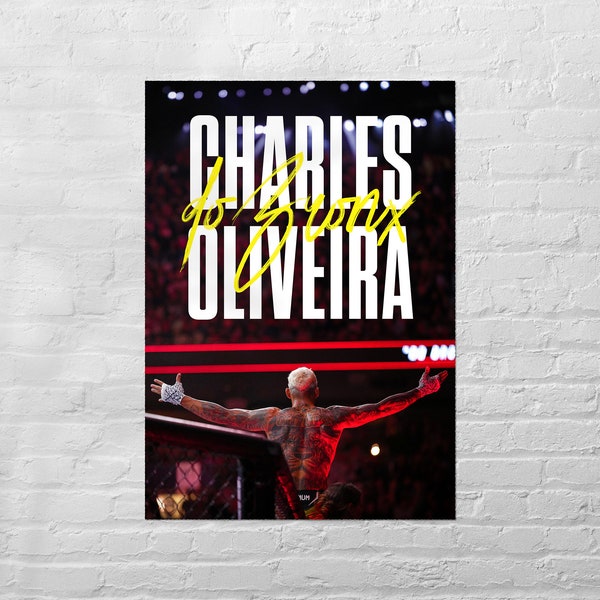 Charles Oliveira Poster - Etsy