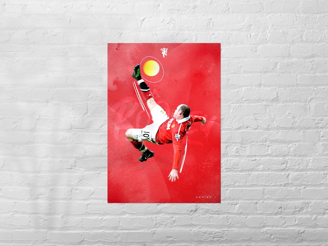 Wayne Rooney Poster | Classic Football Prints Series 1 - Etsy
