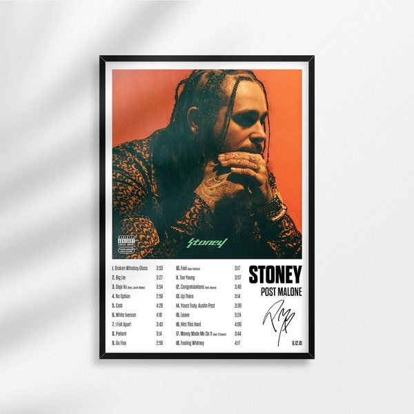 Stoney Album Poster - Etsy