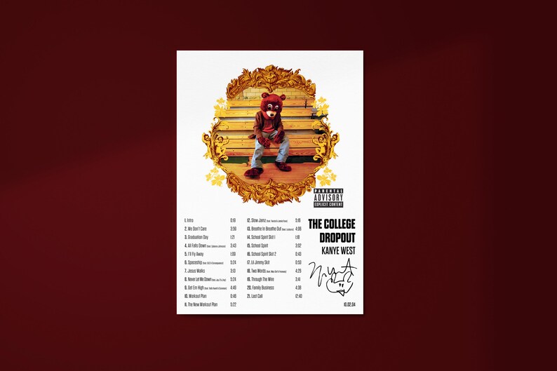 Kanye West Graduation Album Cover Poster Print - Etsy