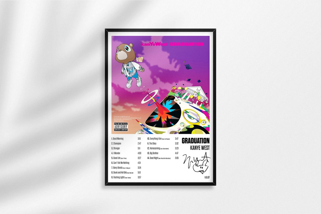 Kanye West Graduation Album Cover Poster Print - Etsy