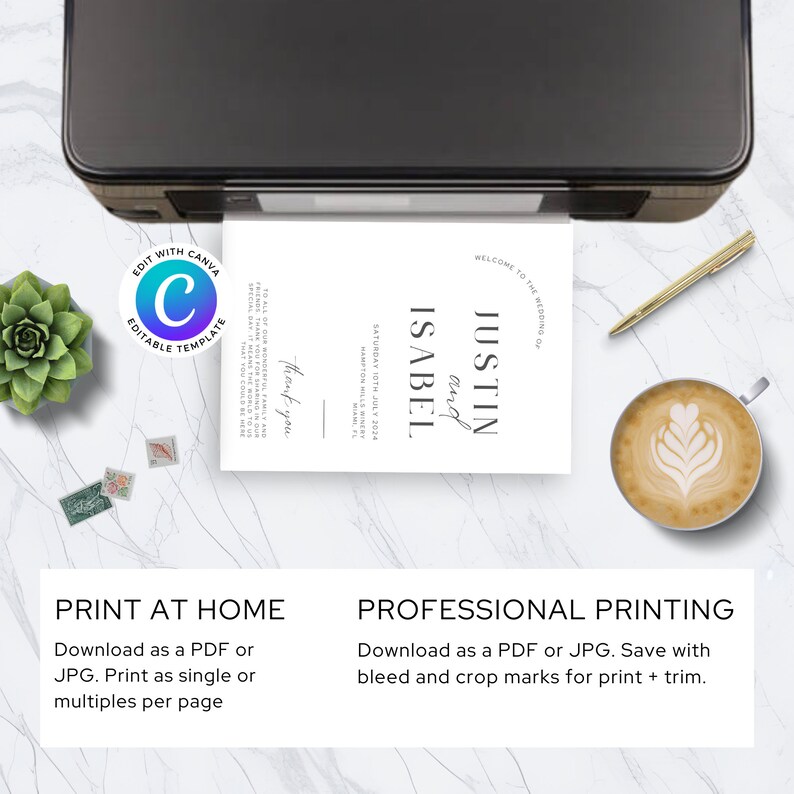 Wedding Program Template Foldable, Infographic Wedding Program Template ...