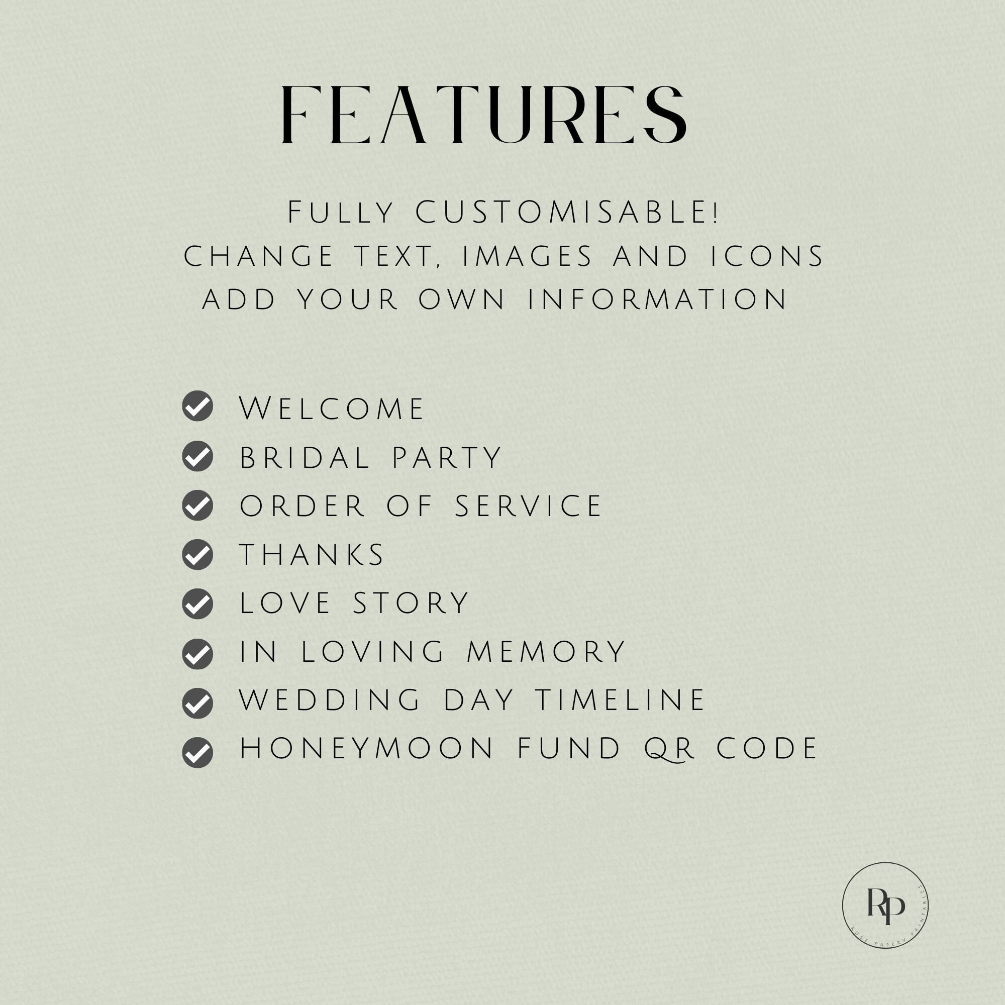 Wedding Program Template Foldable, Infographic Wedding Program Template ...