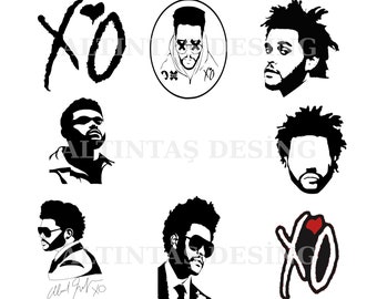 The Weekend Svg, Xoxo Svg, the Weekend Top Artists Svg, Hip Hop Svg ...