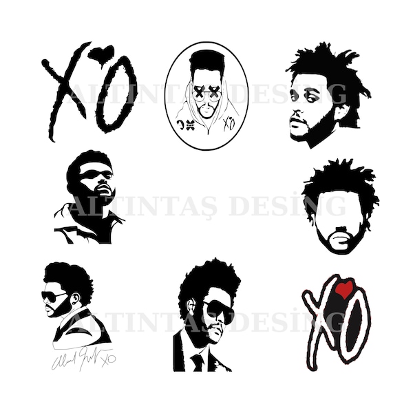 The Weeknd Svg - Etsy