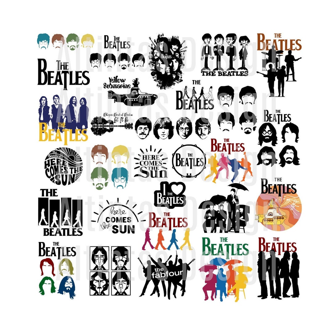 The Beatles Svg the Beatles Png John Lennon Svg the Beatles Cricut the ...