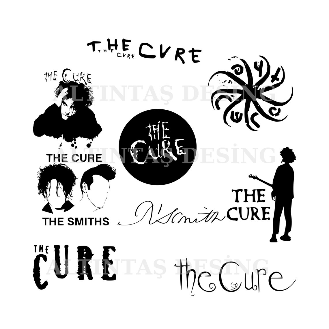The Cure SVG Bundle - Robert Smith - Love Song - Svg File for Cricut ...