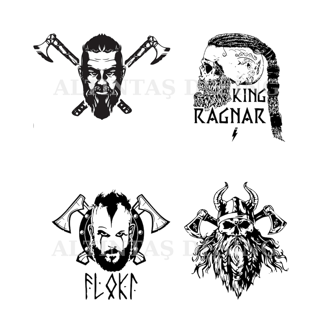 Vikings Ragnar Lothbrok Images Bundle Collection SVG PNG EPS Dfx - File ...