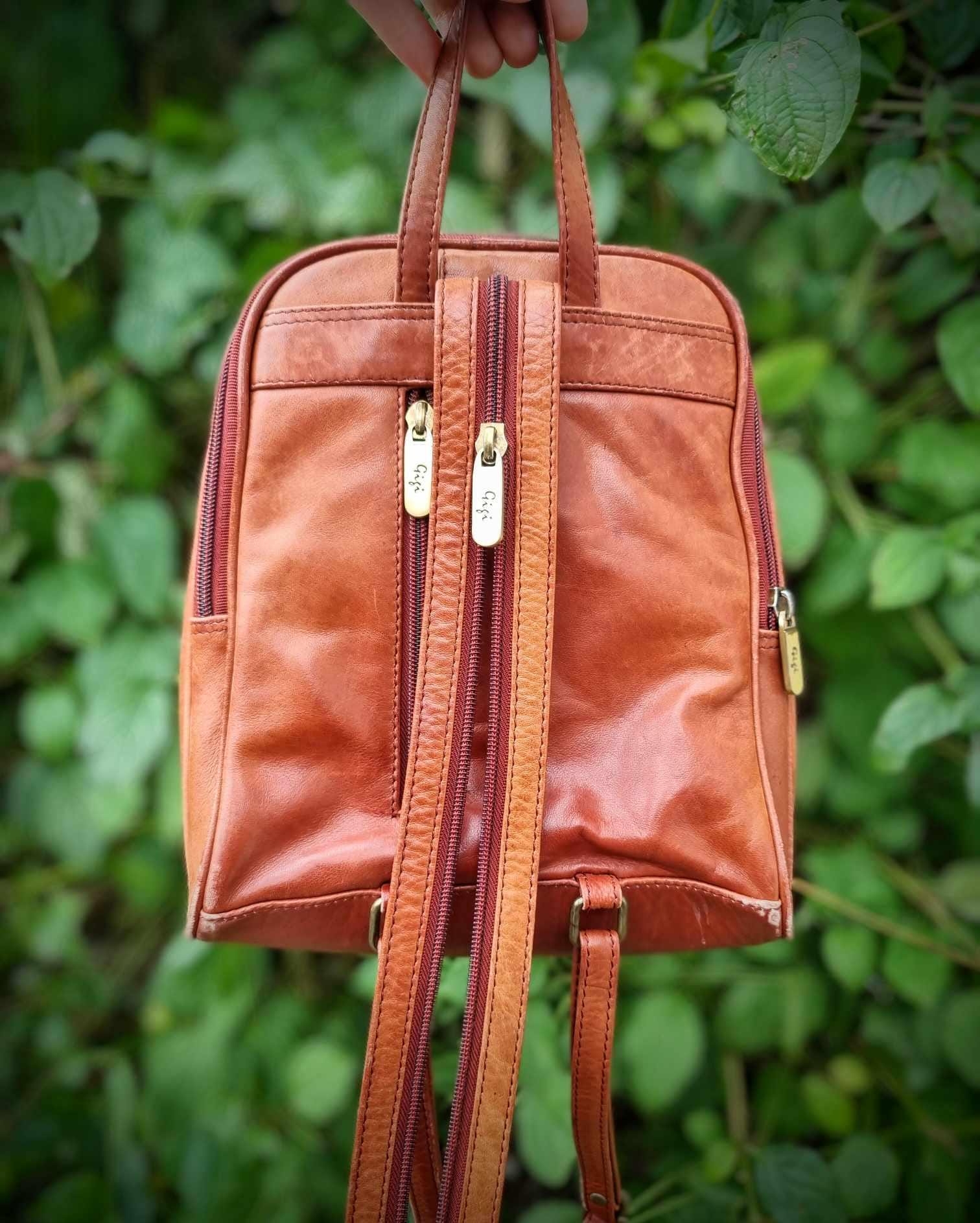 Hand Engraved Genuine Leather Backpack Cottagecore Toadstool Design ...