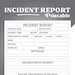 Incident Report Health and Safety, Incident Report Form, Business ...