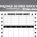 Bridge Game Score Sheet, Contract Bridge Scoring, Chicago Bridge ...