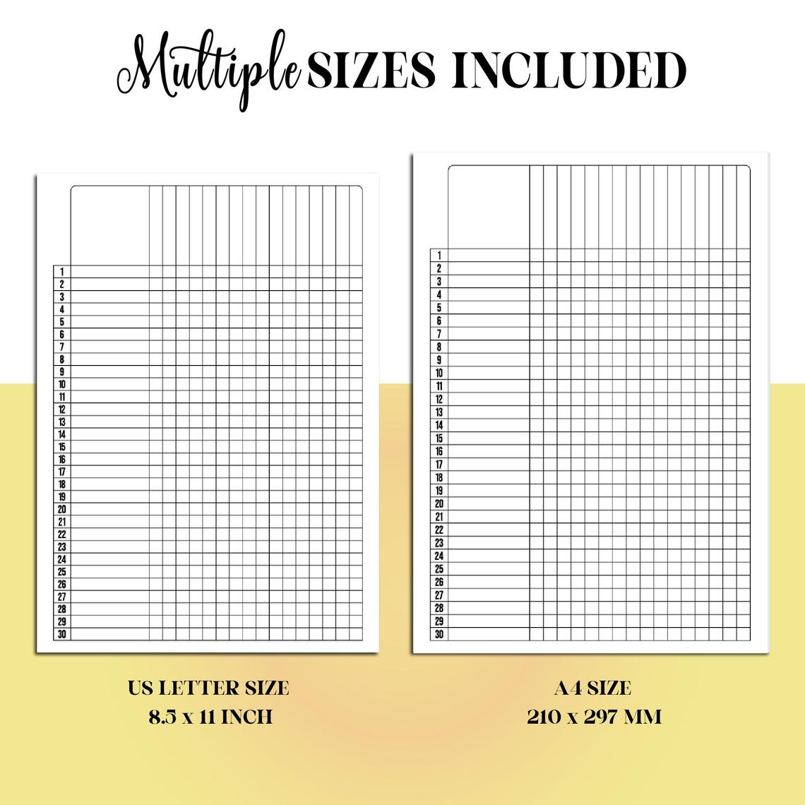 Printable Class Record, Class Record and Checklist, Class Gradebook ...