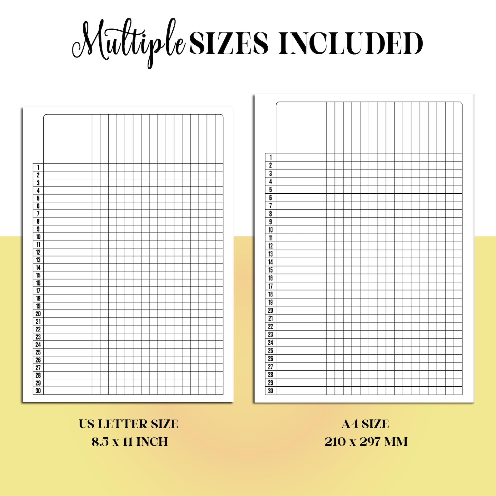 Printable Class Record, Class Record and Checklist, Class Gradebook ...