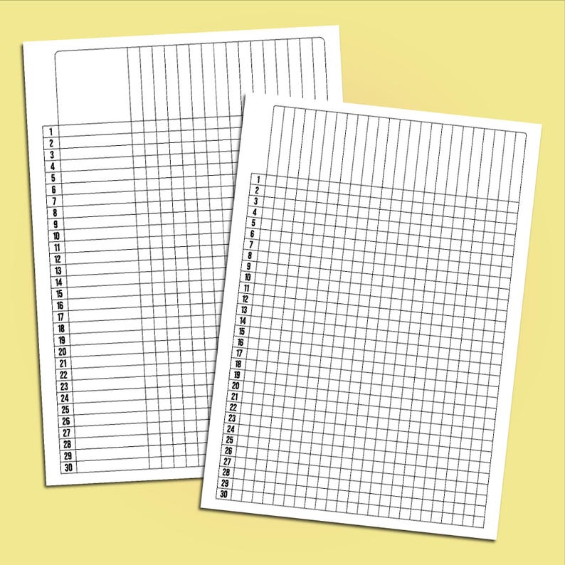 Printable Class Record, Class Record and Checklist, Class Gradebook ...