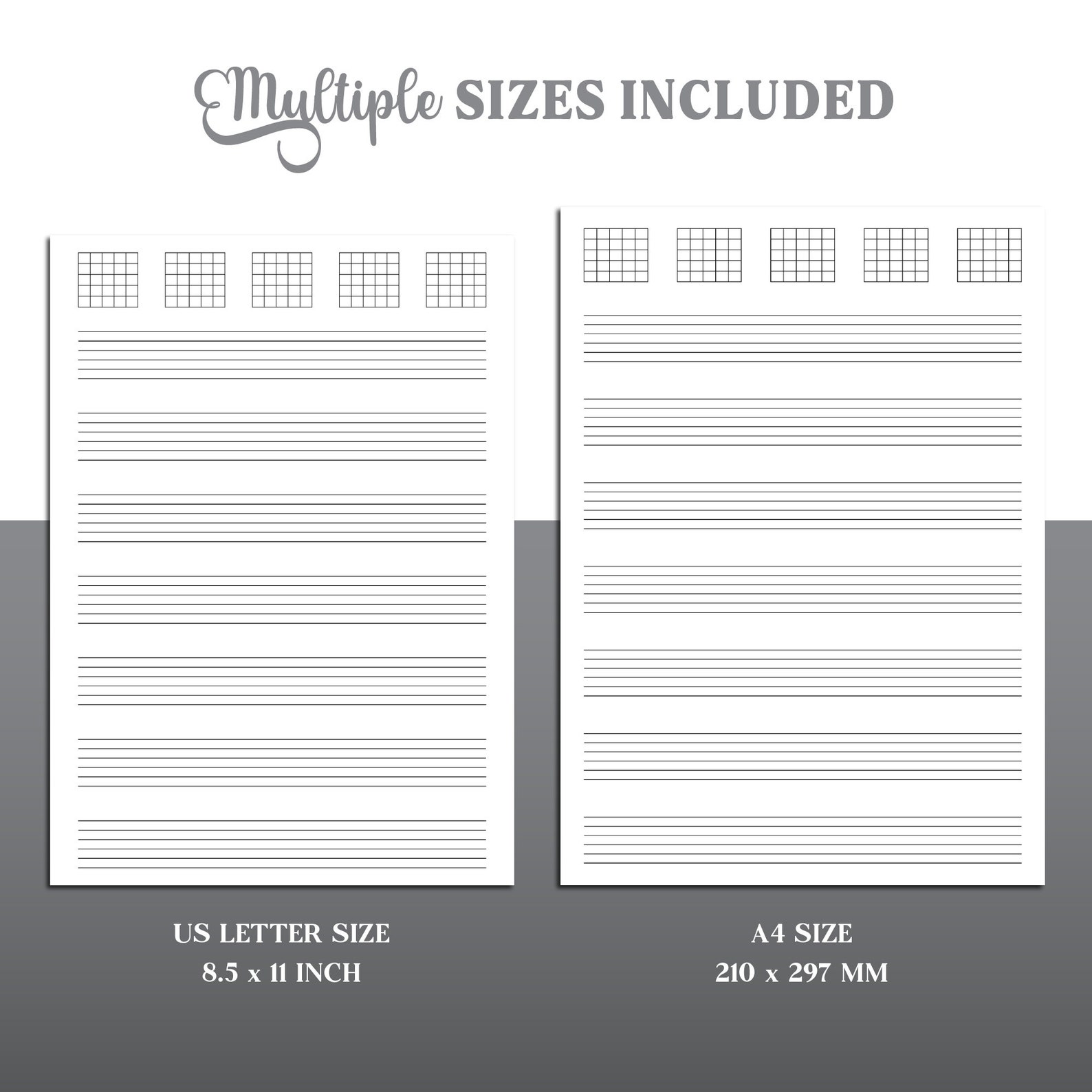 Printable Guitar Sheet Music, Blank Music Tab Sheets for Guitar, Guitar ...