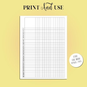 Printable Class Record, Class Record and Checklist, Class Gradebook ...