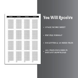 Cribbage Score Sheets, Cribbage Scoring, Cribbage Scoring Aid ...