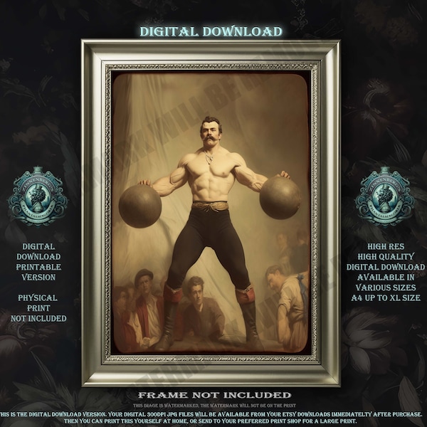 Circus Strongman - Etsy
