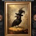 Painting of a Gothic Crow Victorian Gentleman, Digital Download ...