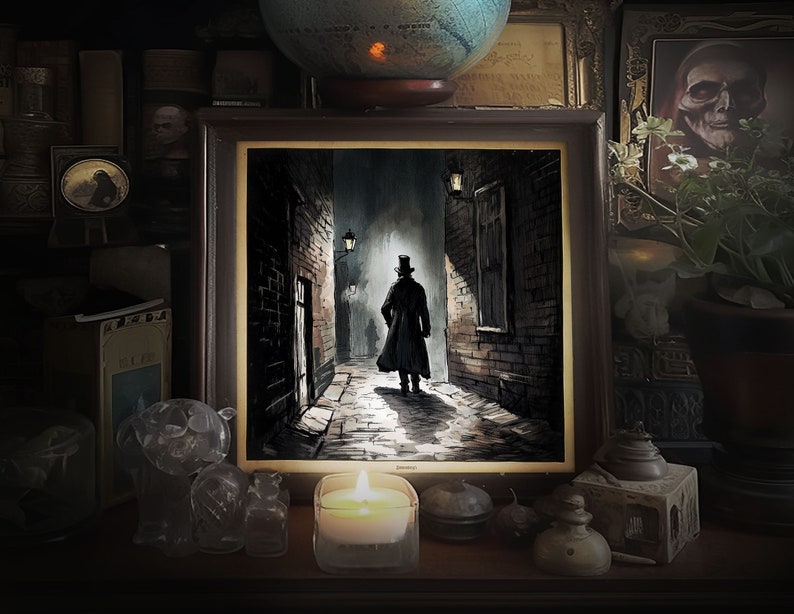 Vintage Jack the Ripper Digital Download Printable Drawing, Jack in A ...