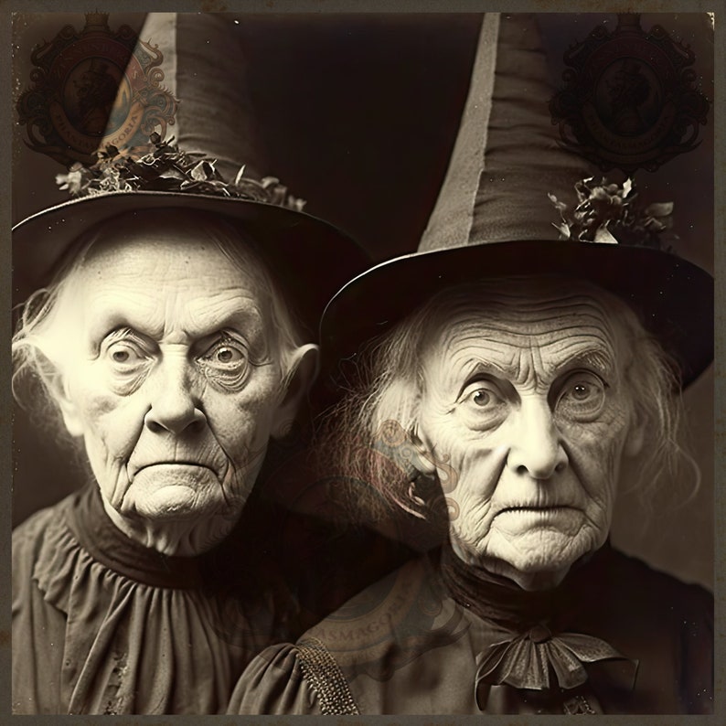 Victorian Witch Photo Print - Vintage Wall Art, Dark Academia (digital ...