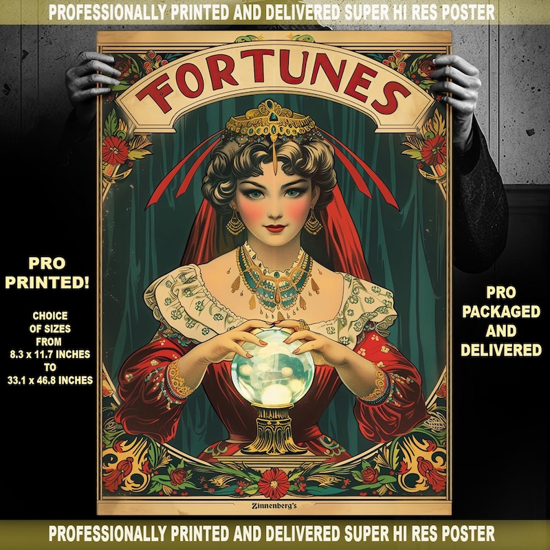 Fortune Teller Sign - Etsy