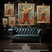 Vintage Strongman Poster, Circus Wall Art, Sideshow Picture, Victorian ...