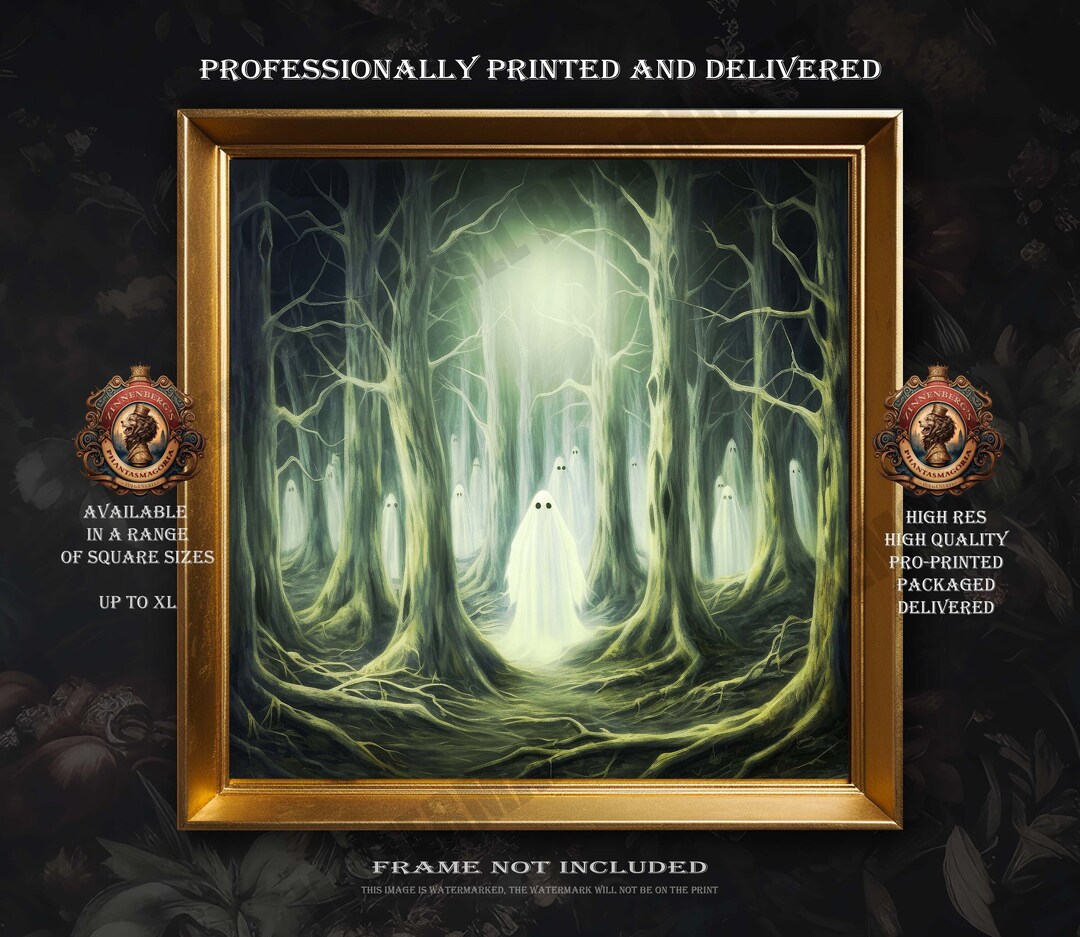 Ghosts in the Trees Wall Art, Pro Print on Paper or Foam Board, up to ...