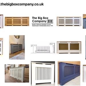 Radiator Covers. Made to Measure Radiator Covers. Bespoke Oak Veneer ...