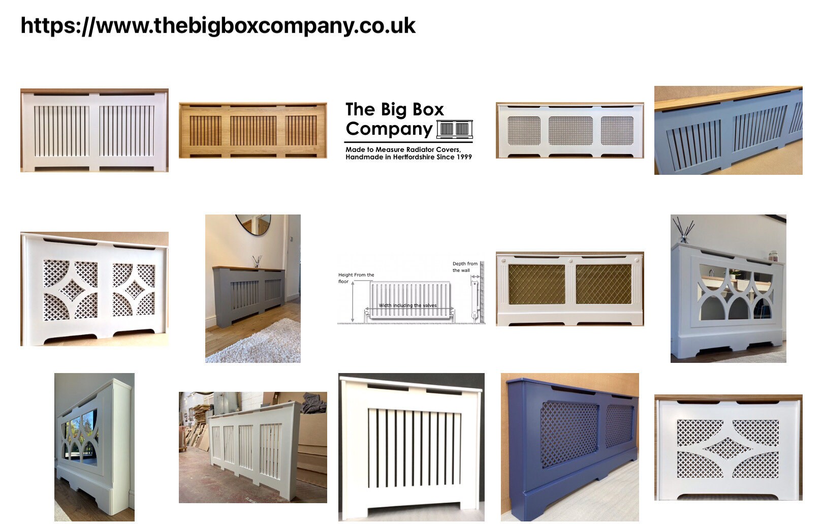 Bespoke Made to Measure Radiator Cabinets - Etsy UK