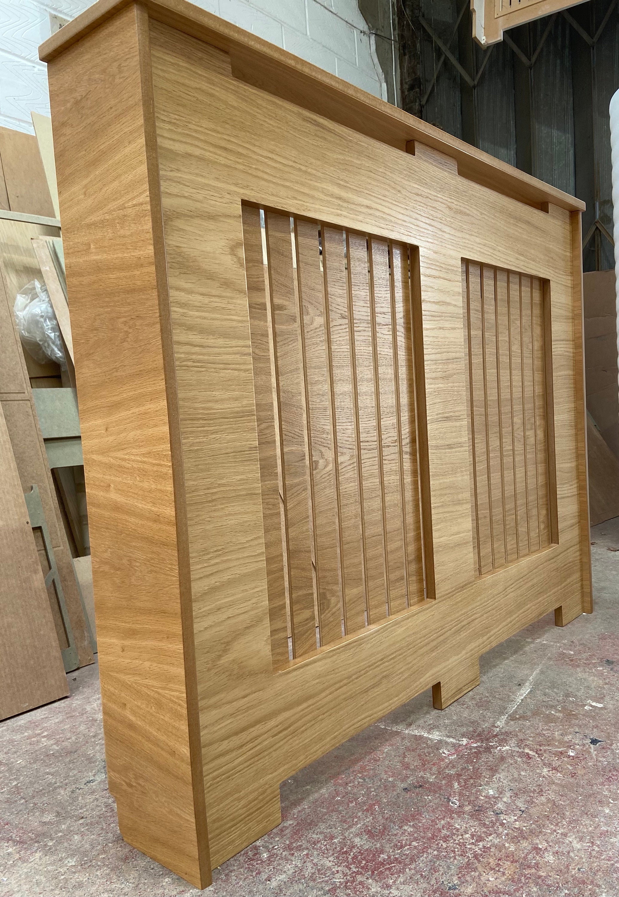 Radiator Covers. Made to Measure Radiator Covers. Bespoke Oak Veneer ...