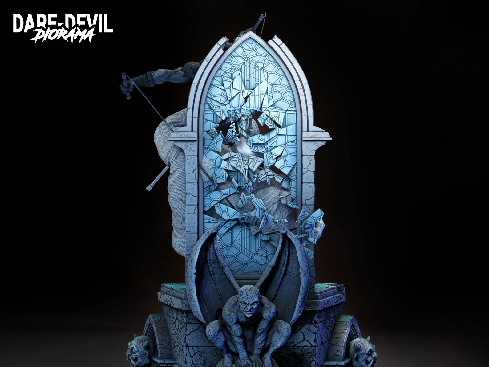 STL File Daredevil Kingpin Marvel Statue for 3D Printing - Etsy Canada