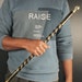Handcrafted Walking Rule Swagger Wooden Stick Rassa Design Golden ...