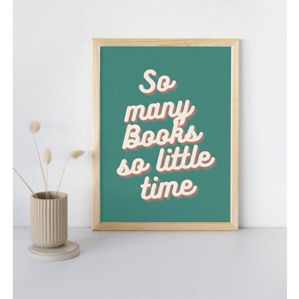 Love Books Poster - Etsy