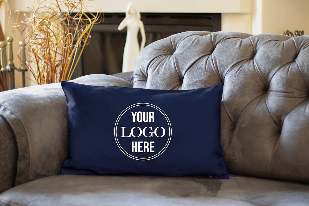 Custom Logo Pillow, Custom Pillow, Company Pillow Cover, Personalized ...